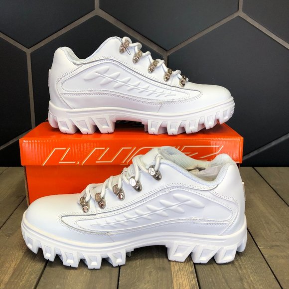 Lugz | Shoes | Mens Lugz Dotcom 2 White Boots Leather Sneaker | Poshmark